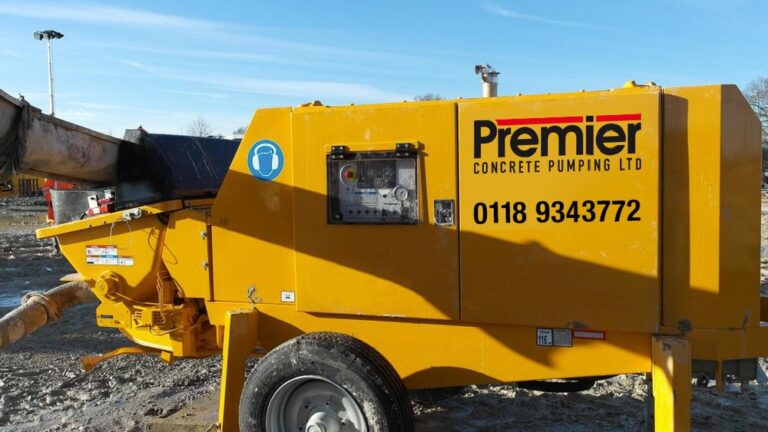 PM55 Static/Trailer Mounted Concrete Pump - Premier Concrete Pumping Ltd