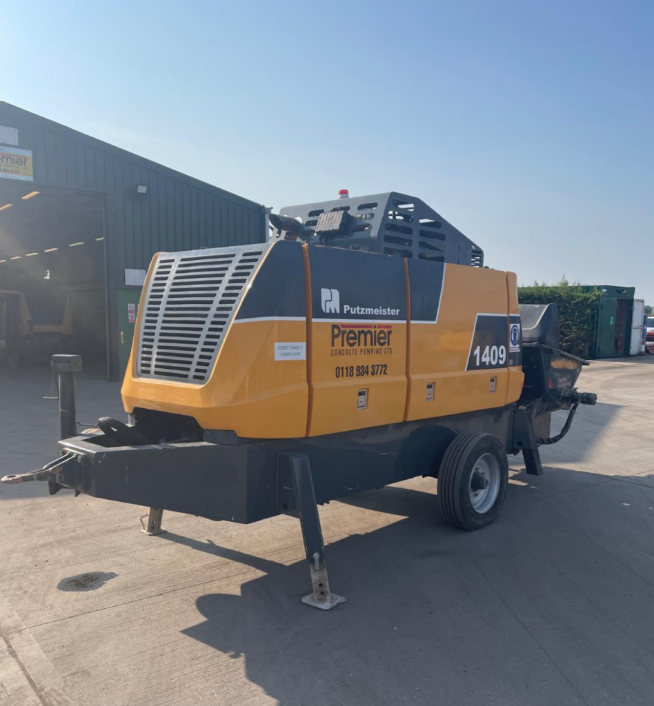 PM70+ Static/Trailer Mounted Concrete Pump - Premier Concrete Pumping Ltd